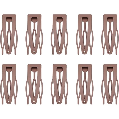 Amazon.com : 10 Pcs Double Grip Hair Clips, Sightor Metal Snap Hair ...