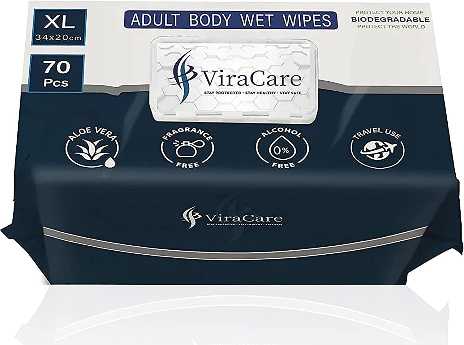 70 x Wet Wipes for Adults | Intimate Wipes With Aloe Vera ...