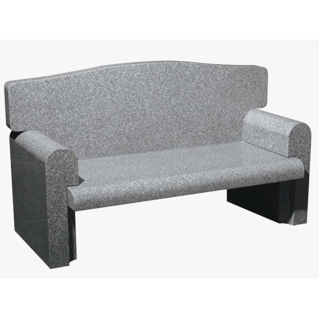 Amazon.com: Granite cemetery bench - Large headstone- couch 48 seat ...