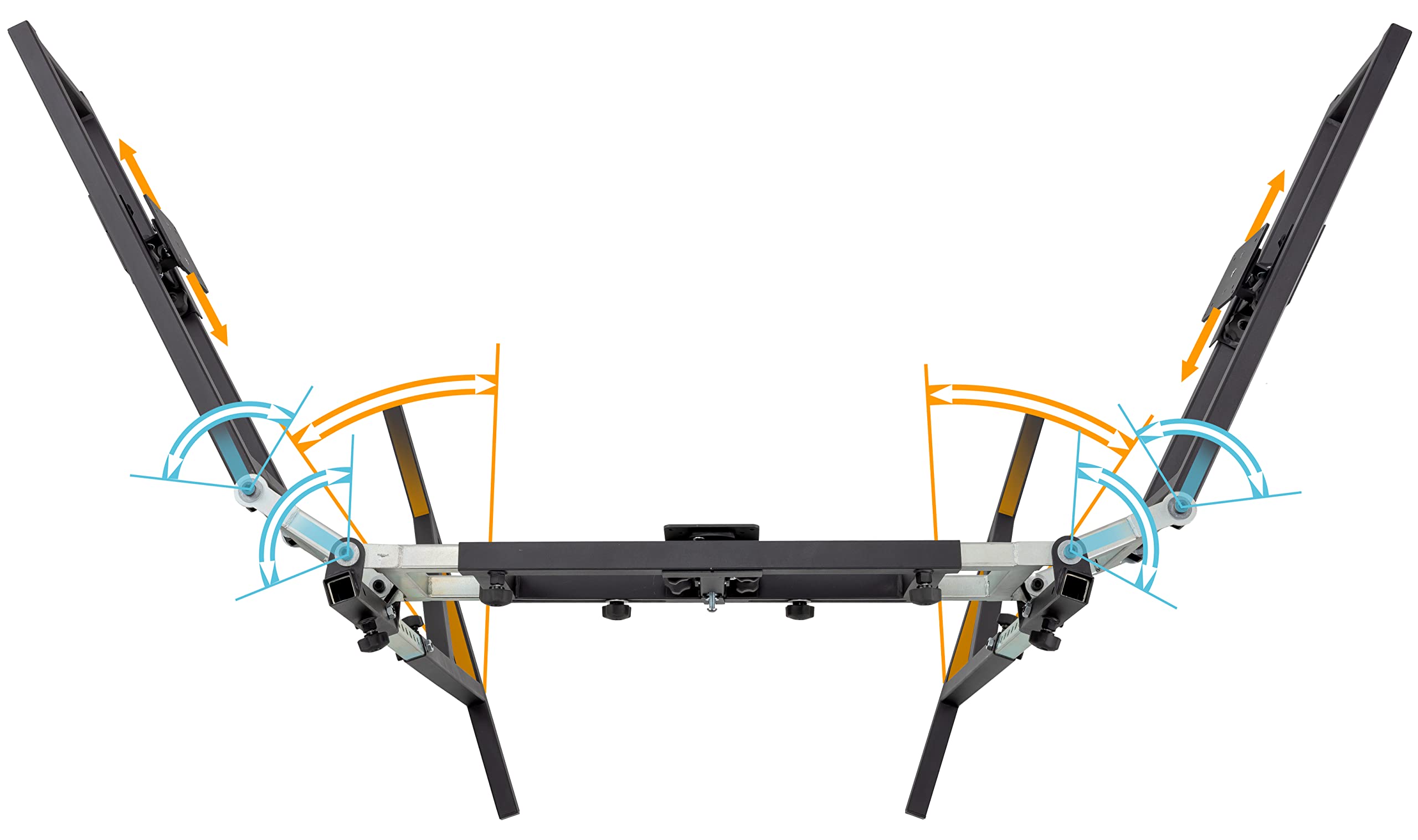 SimFab Triple Monitor Stand for Racing and Flight Simulators Model LD ...