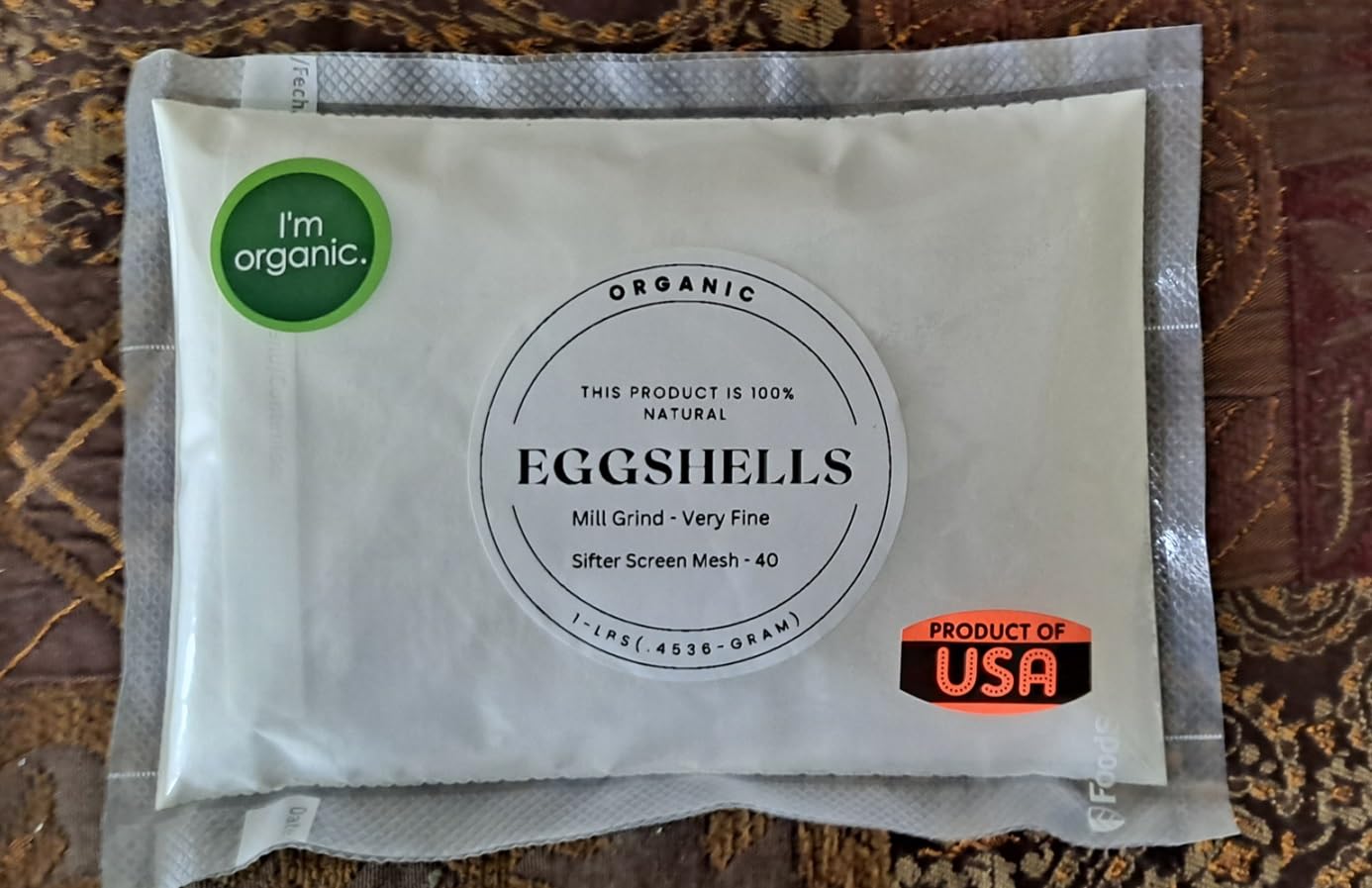 Amazon.com : One Pound - Pure Egg Shells - Finely Ground : Grocery ...