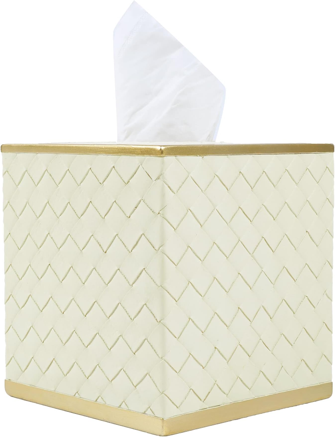 Amazon.com: Creative Scents Square Tissue Box Cover - Decorative ...