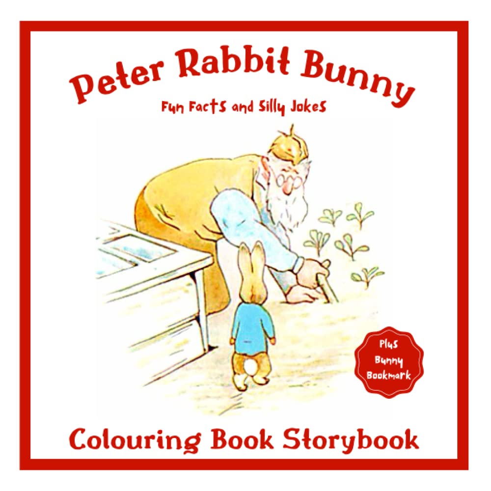 Peter Rabbit Bunny Fun Facts and Silly Jokes Colouring Book Storybook ...