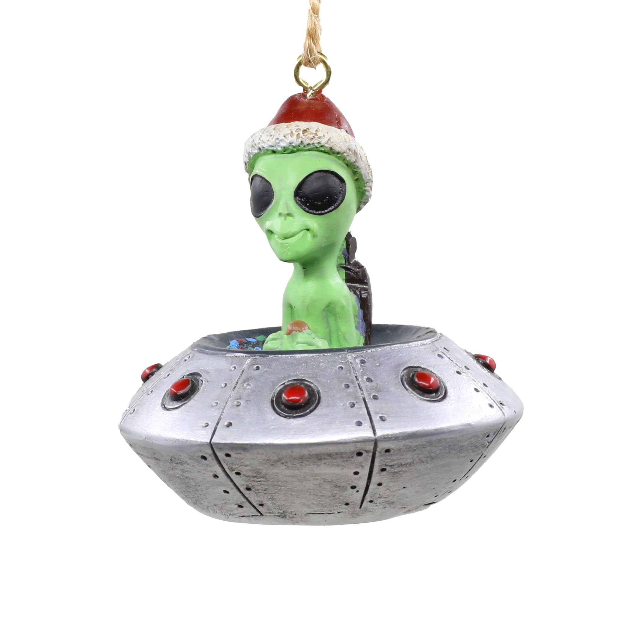Amazon.com: Bella Haus Design Christmas Shoppe: UFO Riding in Flying ...