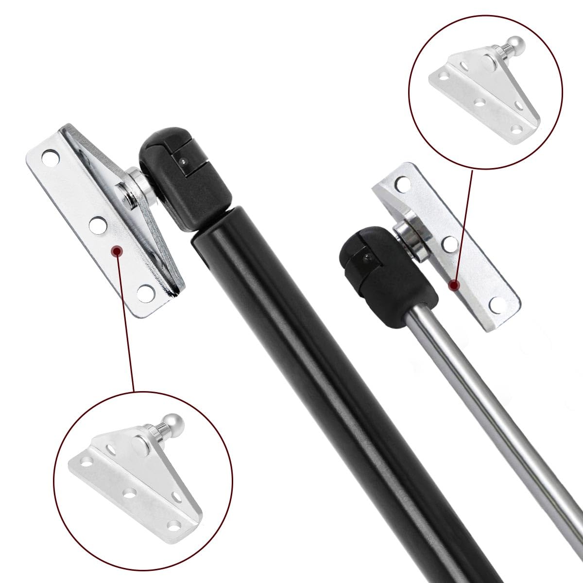 Snapklik.com : Vepagoo 10mm Ball Stud Mounting Bracket, Gas Struts Lift ...