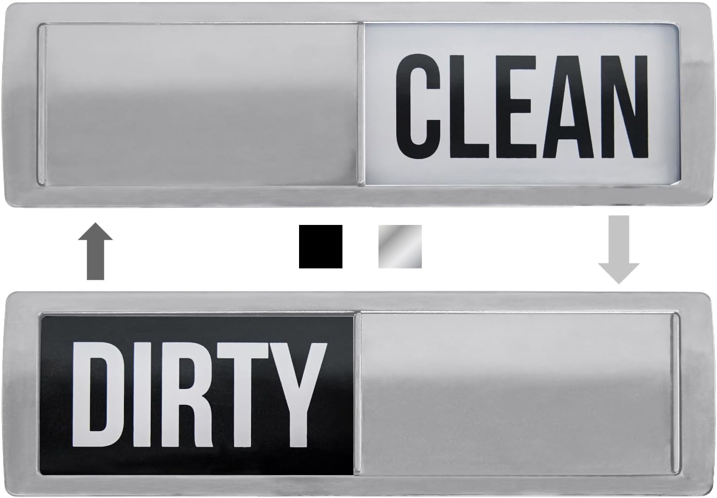 Amazon.com: Dishwasher Clean Dirty Sign Magnet Free, Stainless Steel ...