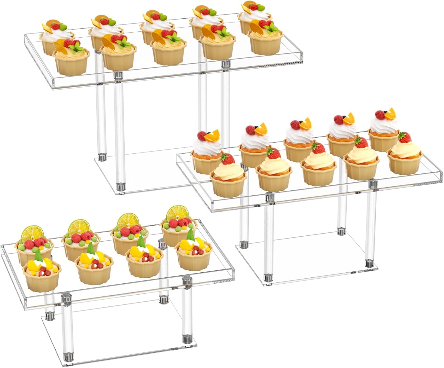 Amazon.com | HIIMIEI Dessert Table Display Set, 3 Tier Dessert Table ...