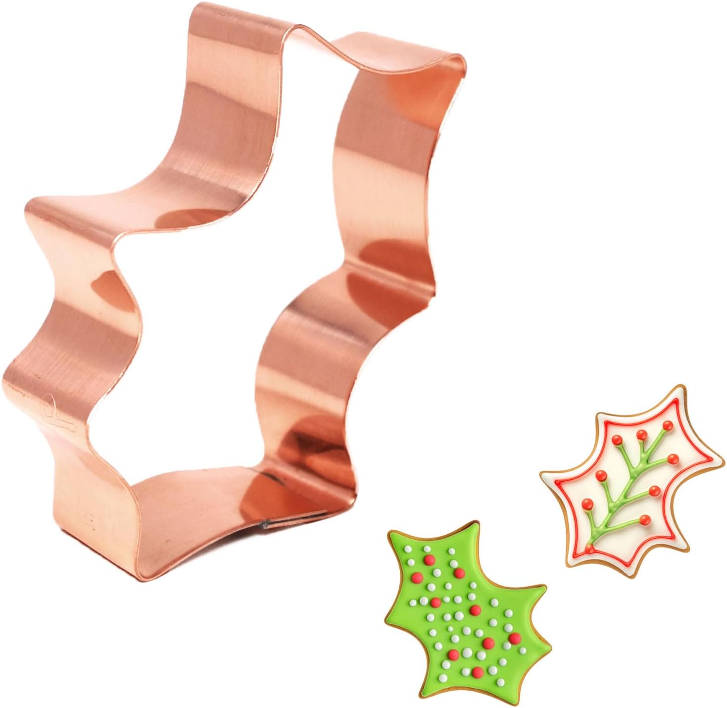 Amazon.com: Holly Leaf Cookie Cutter 3 Inch Handcrafted in USA: Home ...