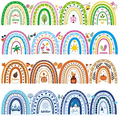 Amazon.com: Bulletin Board Border Trim Spring Borders Colorful Summer ...