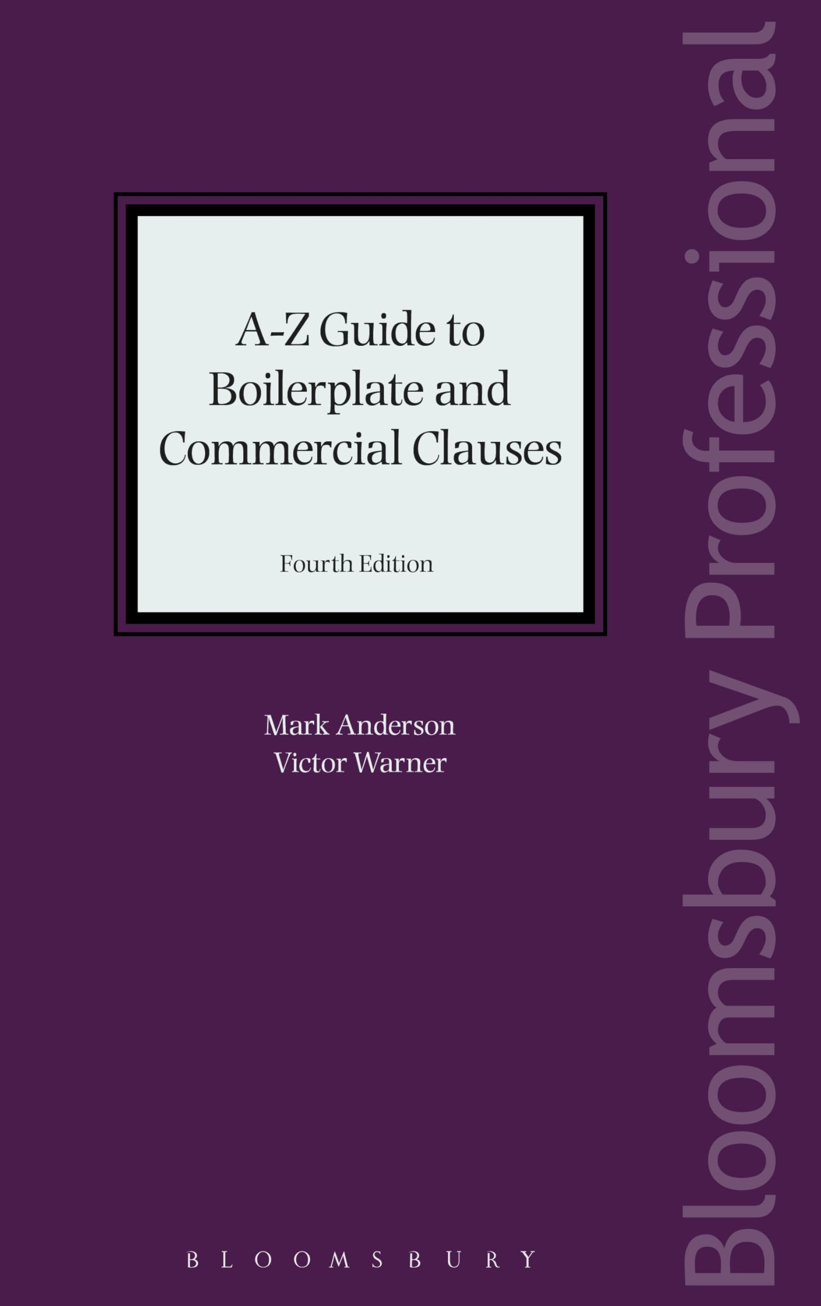 Amazon.com: A-Z Guide to Boilerplate and Commercial Clauses ...