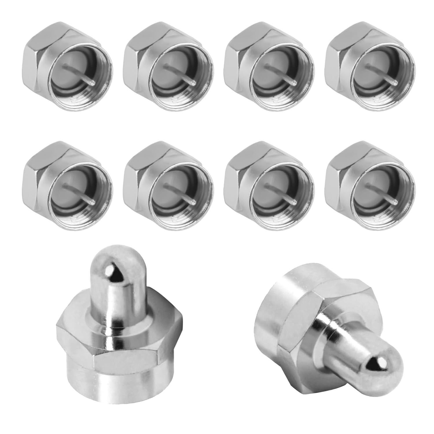Amazon.com: 10 Pcs 75 Ohm Terminators, Coax Cable Cover, Coax Cap Cover ...