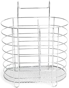 Amazon.com: KSTZGTA Hanging Tableware Tube Cage Rack Drain Chopsticks ...