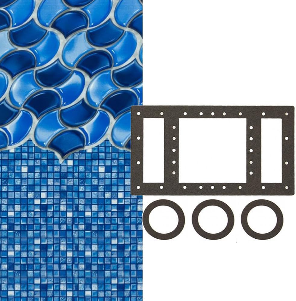 Amazon.com : LinerWorld Beaded Pool Liner for Above Ground Pools - HD ...