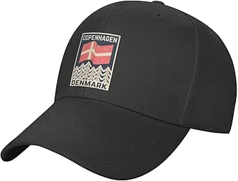 Danish-Flag-Copenhagen-Denmark-Retro- Baseball Cap Men - Classic Dad ...