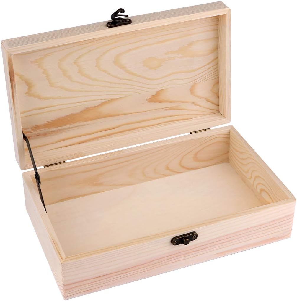 Amazon.com: Art Supply Wooden Storage Box, Small Vintage Storage Box ...