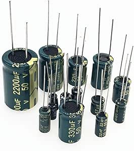 Amazon.com: IPUDIS 2PCS 10V 16V 25V 35V 50V 400V High Frequency Low Aluminum Electrolytic ...