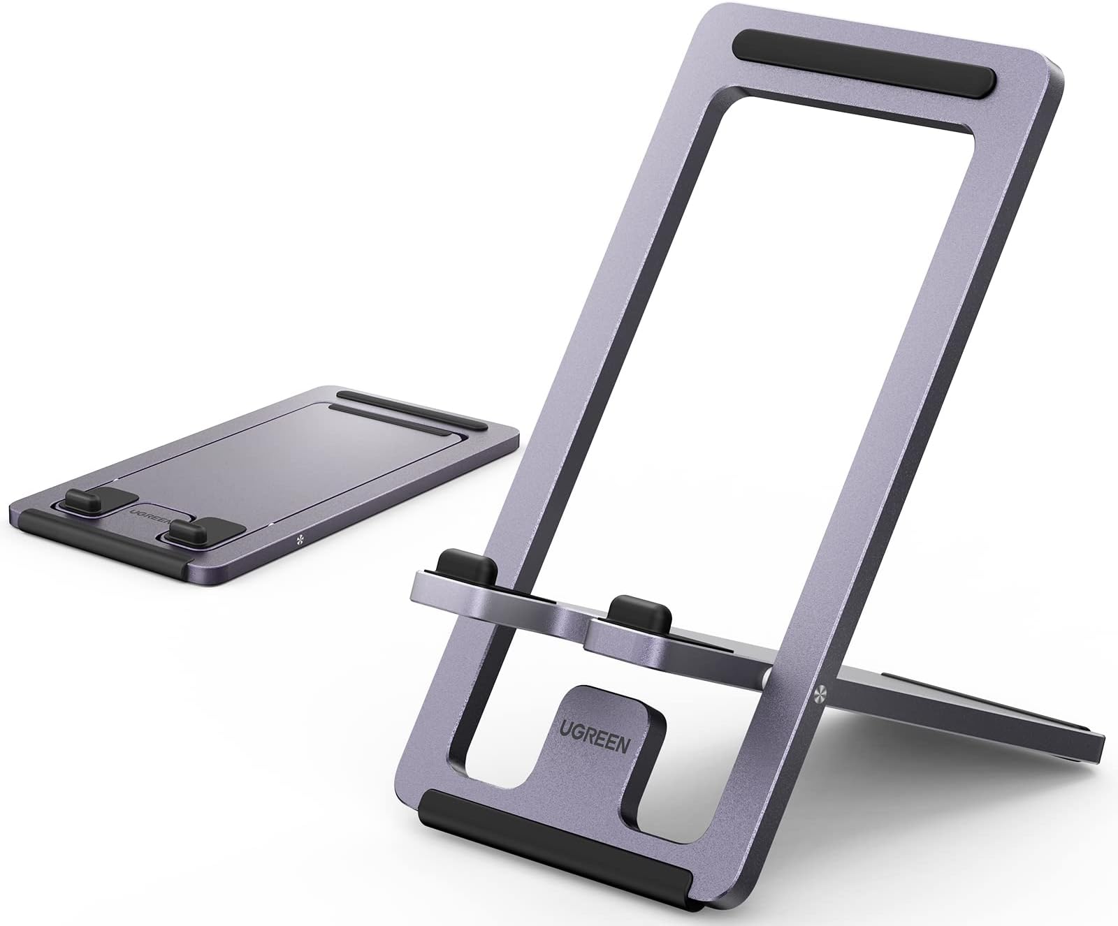 UGREEN Phone Stand, Fully Foldable Adjustable Holder for Desk, Aluminum ...