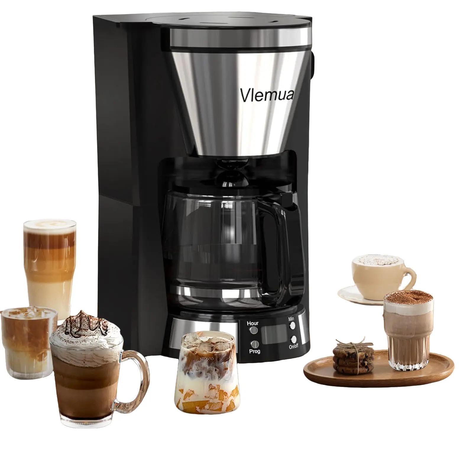 Amazon.com: Fangflower Coffee Maker with 10-Cup Programmable, Automatic ...