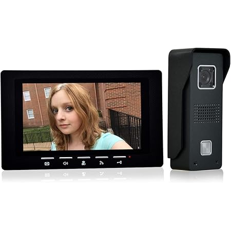 Amazon.com : AMOCAM Video Intercom System, 7 Inches Monitor Wired Video ...