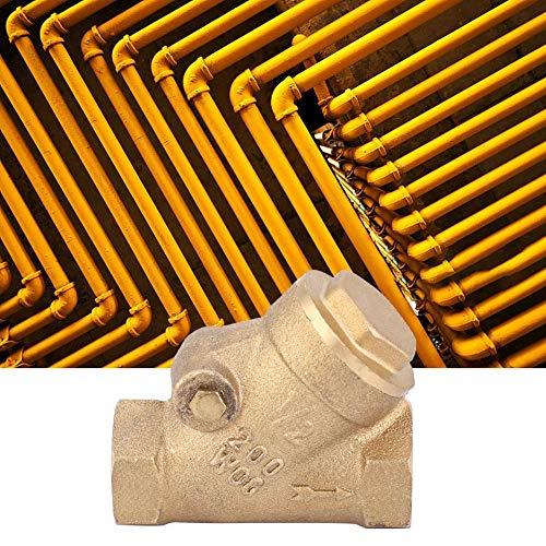 Check valve NPT 1/2 inch thread brass check valve Y-type one-way check ...