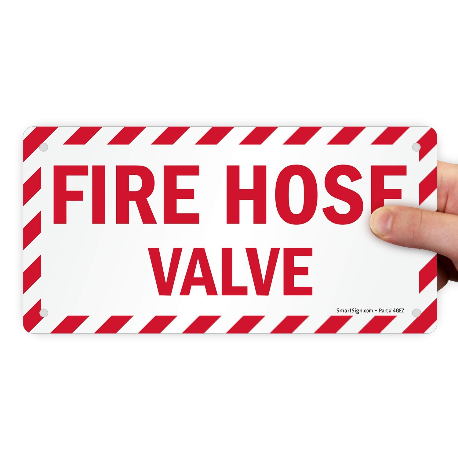 Smartsign Fire Hose Valve Sign 5 X 10 Aluminum | Desertcart INDIA