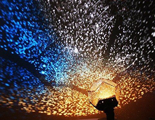 Amazon.com: Star Ceiling Projector Rotating Real Star Night Light Lamp ...
