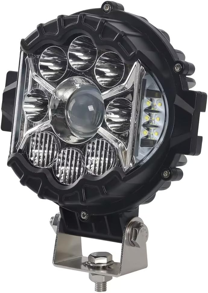 Amazon.com: 5 INCH Round LED Driving Light, 80W LED Spot Light Bar with ...