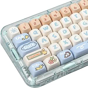 Cmokifuly MOA Profile Keycaps - Cute Animal Custom ANSI & ISO Layout ...