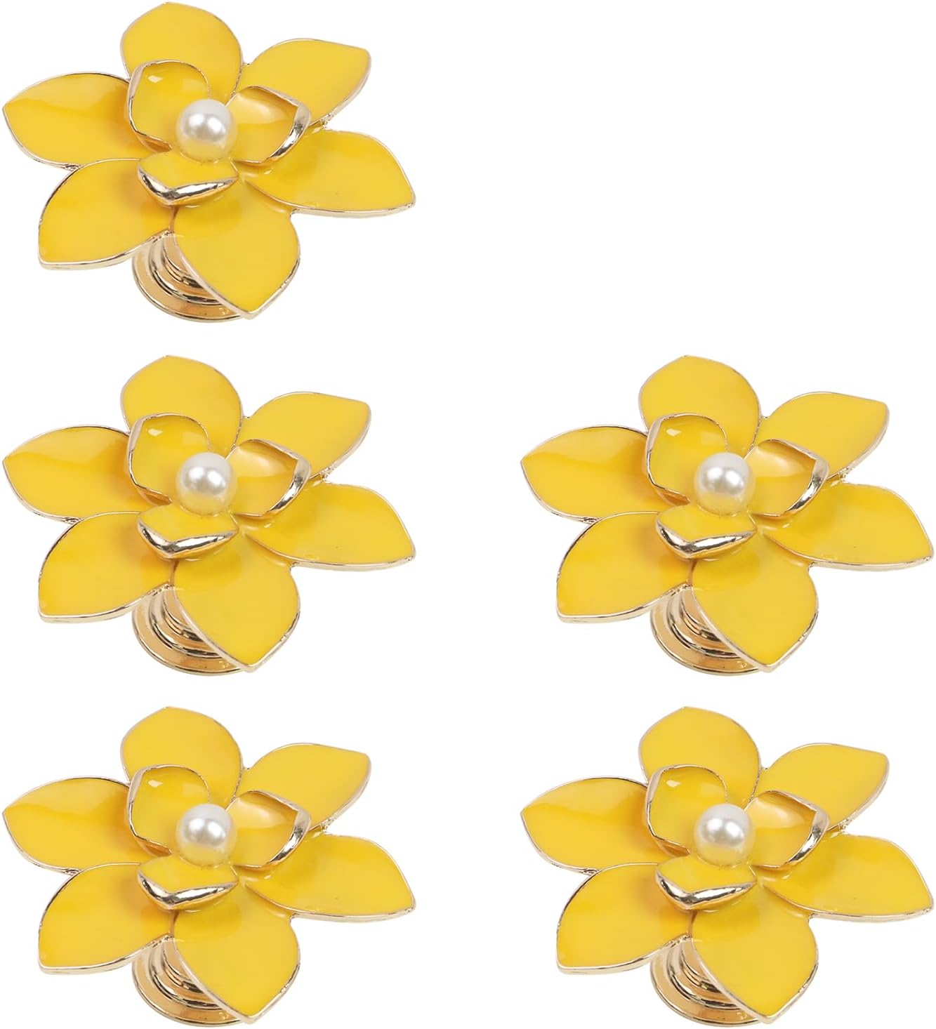 Geesatis 5 Pcs Drawer Knobs Flower Elegant Knobs Pulls Cabinet Handles ...