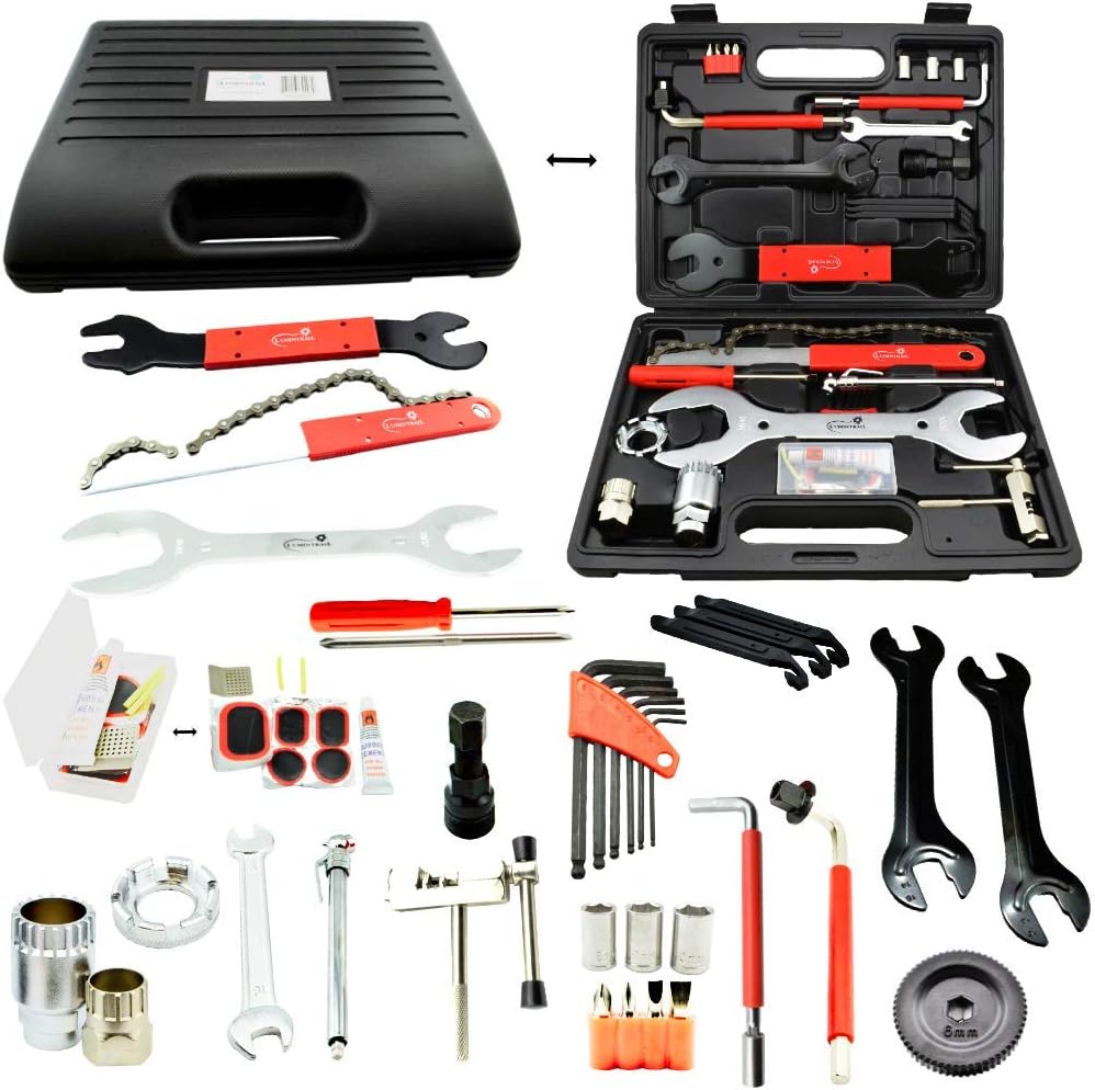 Amazon.com: cyclists 23 Piece Bike Tool Kit Set + Bicycle Repair Stand ...