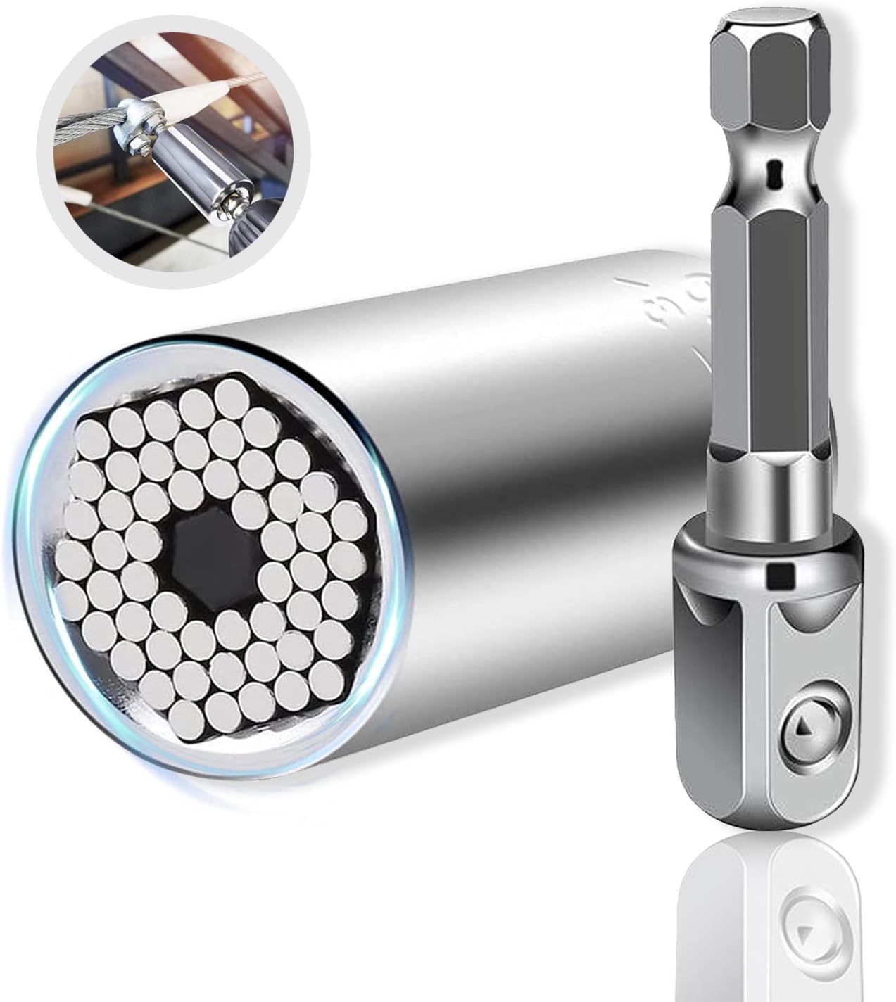 Universal Socket Set (11-32mm 7-19mm) Super Socket for Unscrew Any Bolt ...