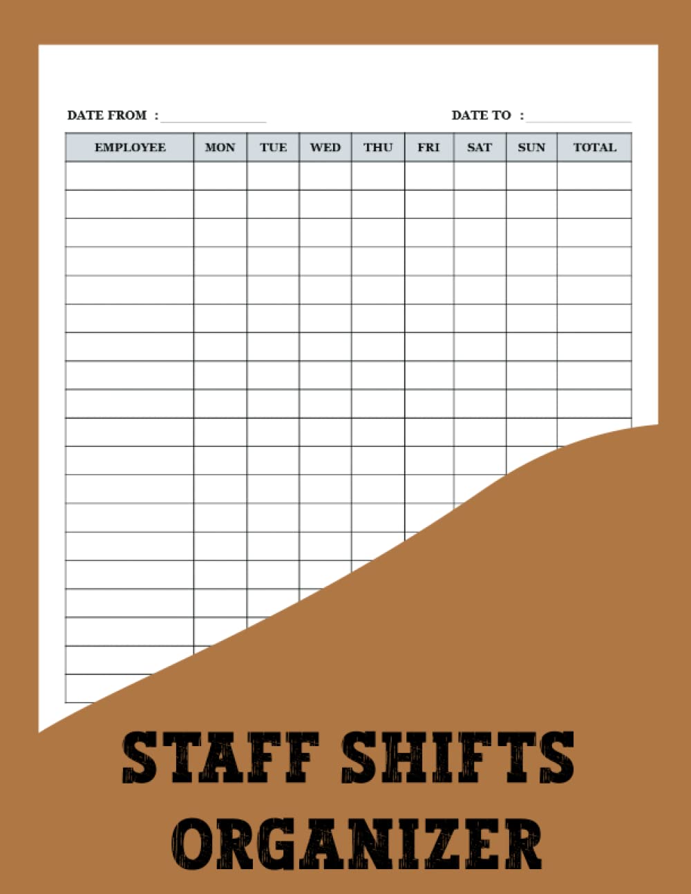 Amazon.com: Staff Shifts Organizer: Use the shift chart to plot your ...