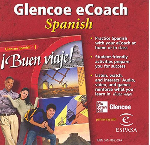 Amazon.com: ¡Buen viaje! Level 1, eCoach Spanish CD-ROM (GLENCOE ...