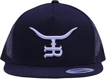 The Rancher Hat Co. Silver Bullet - Black Flatbill Trucker Snapback ...