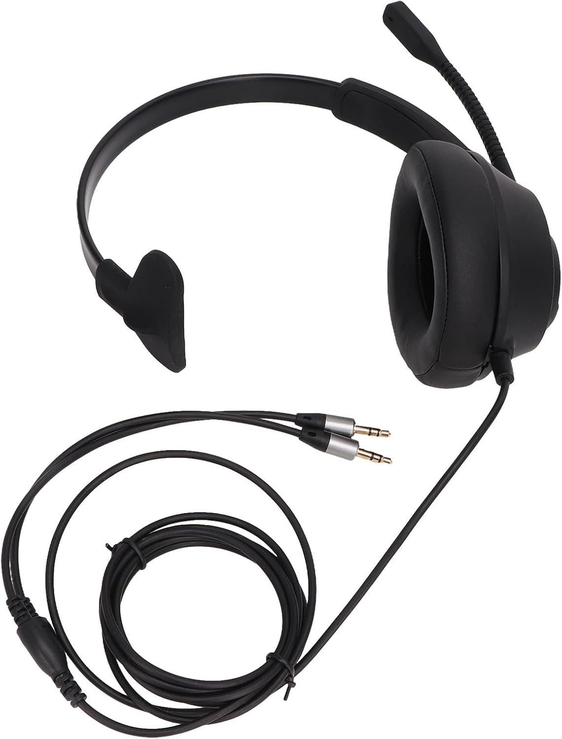 Amazon.com: Wired Single Ear Headset, Noise Cancelling Mono Headphones ...