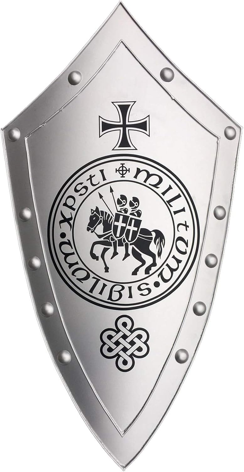 Amazon.de: Deko Ritterschild Sigillum Militum Chr aus Metall 93 cm ...