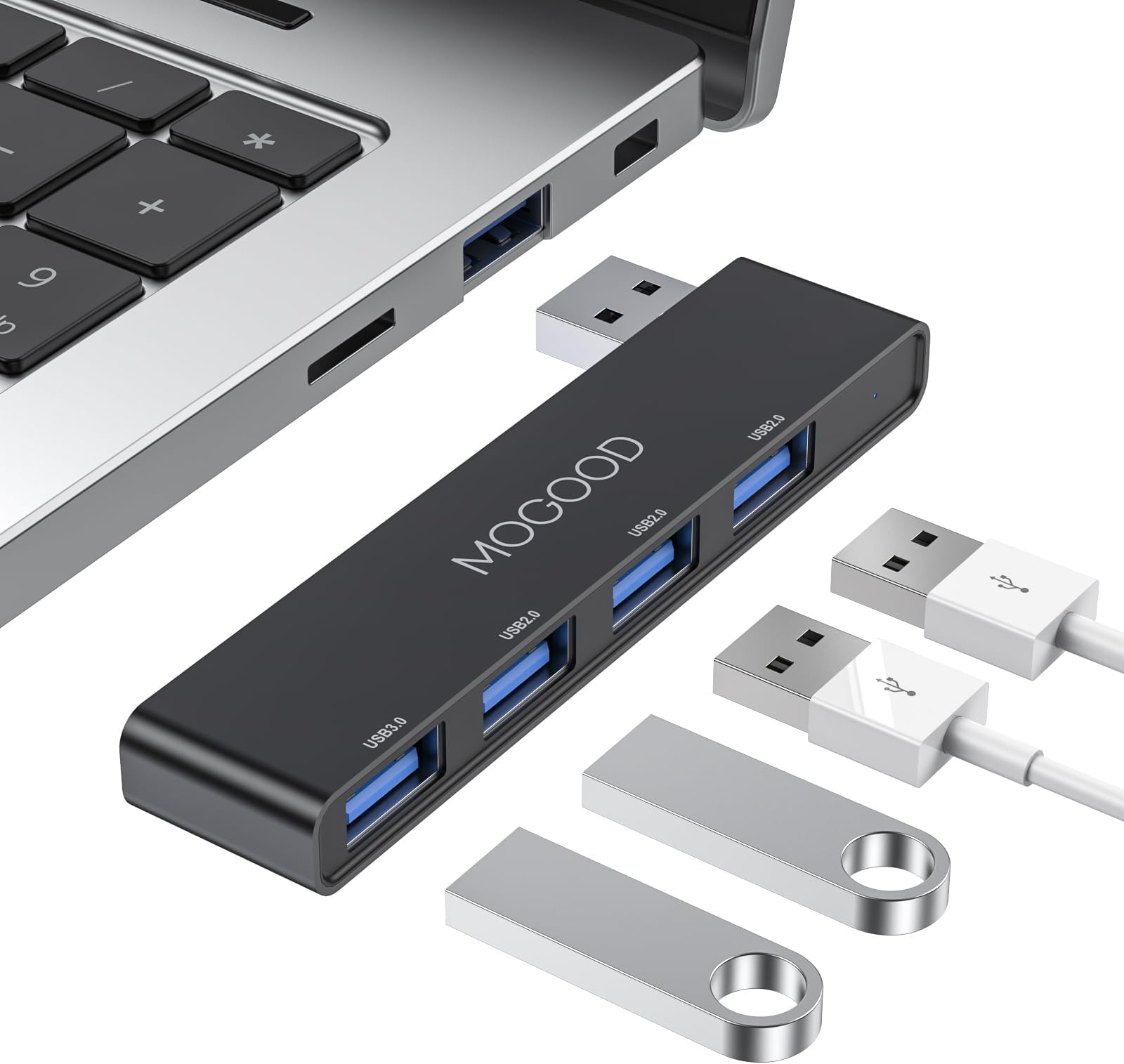 Amazon.com: WONKEGONKE USB Hub Port Splitter: USB Port Expander - USB 3 ...