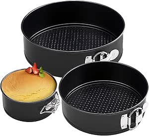 Amazon.com: SHIKORI Springform Pan Set, Nonstick 3pcs (4-7-9 in ...