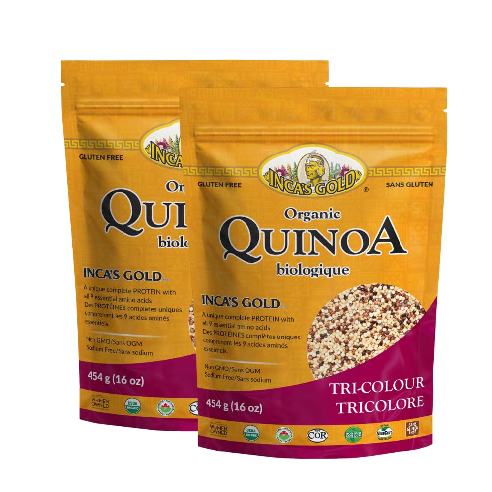 INCA’S GOLD Organic Tri-Colour Quinoa – 100% Organic Royal Quinoa from ...