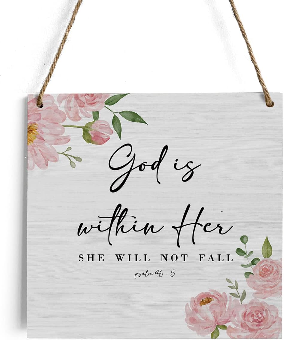 Amazon.com: Inspirational Rustic Christian wall decor Gifts, pink room ...