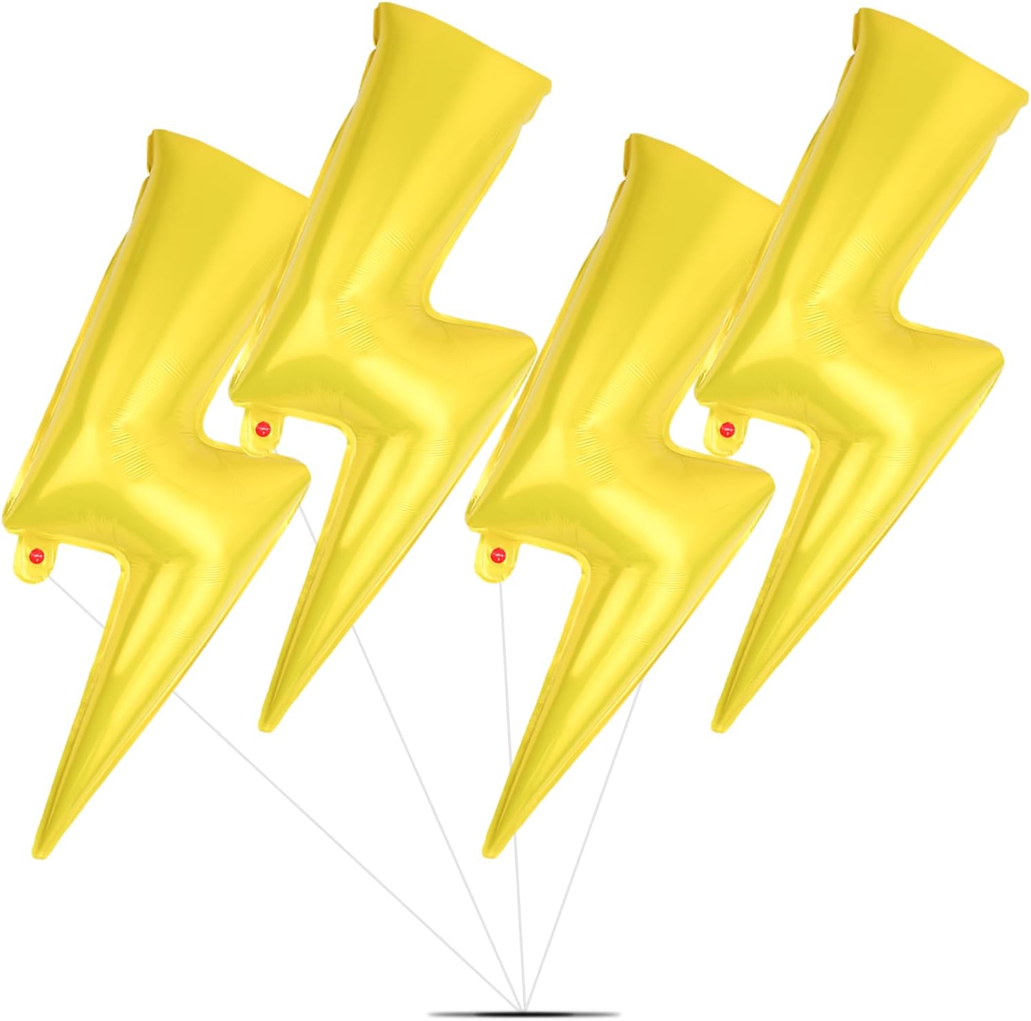 Amazon.com: BENOSPACE 4 Pcs Lightning Bolt Foil Balloons Large Flash ...