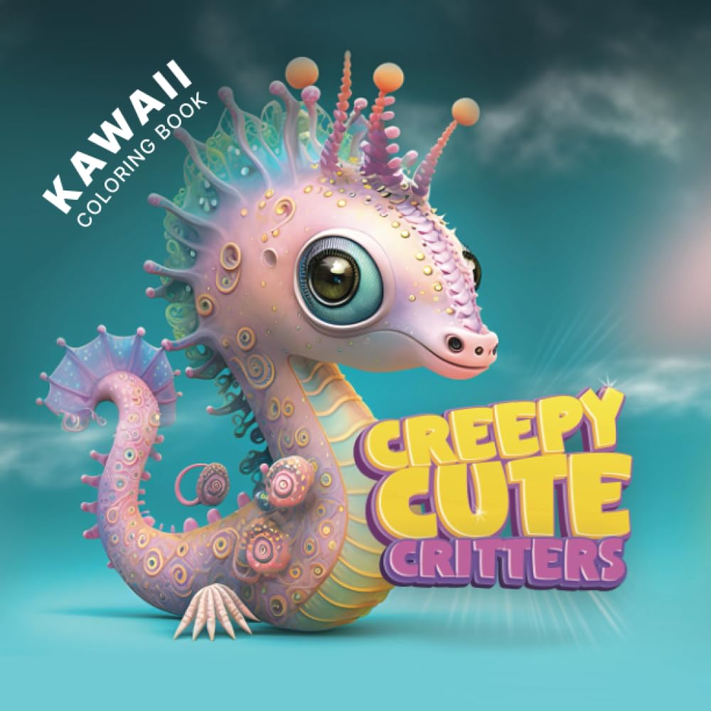 Amazon.com: Creepy Cute Critters Kawaii Coloring Book: A Collection of ...