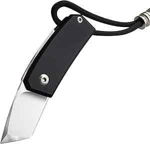 ALBATROSS D2 Steel Blade Mini Folding Camping Knives, Titanium Alloy ...