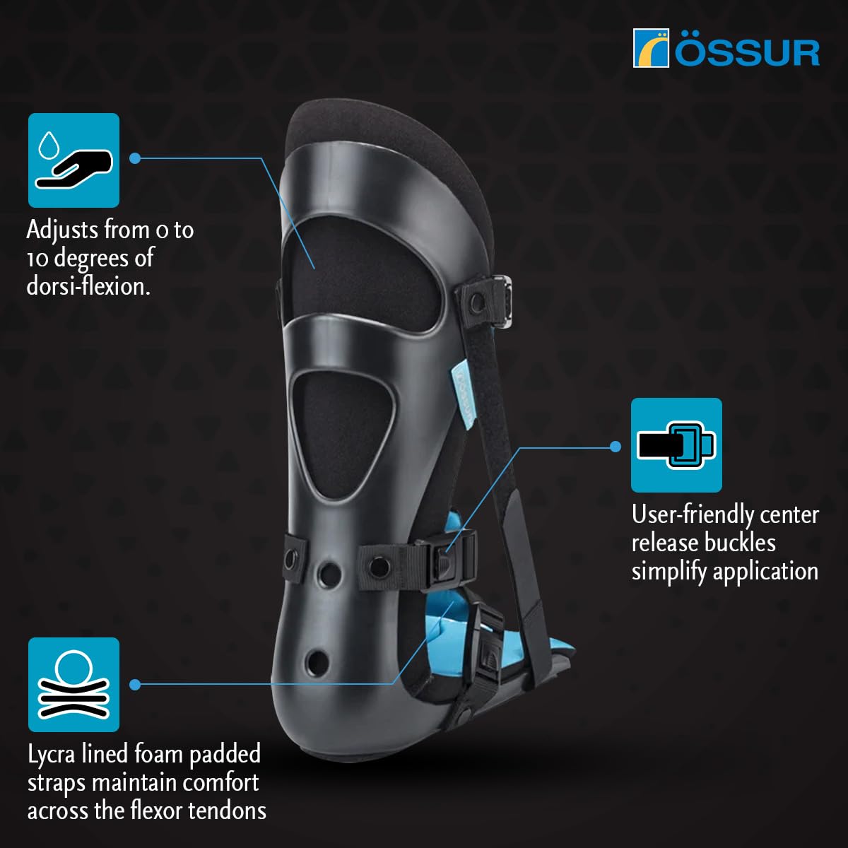 Snapklik.com : Ossur Night Splint Posterior - Plantar Fasciitis & Heel ...