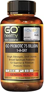 Go Healthy Probiotic 75 Billion 1-A-Day Capsules, 60 count : Amazon.com ...