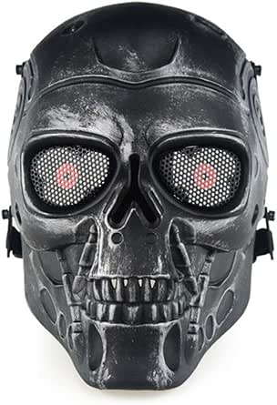 Amazon.com: LACOS Punk Full-Face Terminator Thriller Mask Role-Play ...