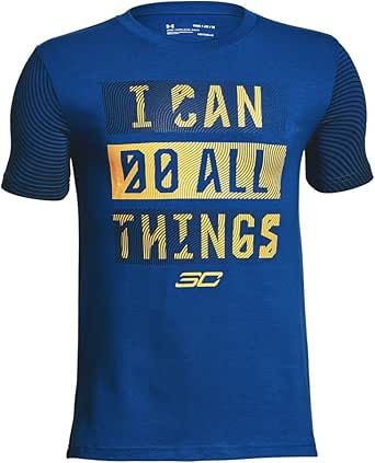 Amazon.com: Under Armour Boys Sc30 Icdat Short Sleeve Tee, Royal /Taxi ...