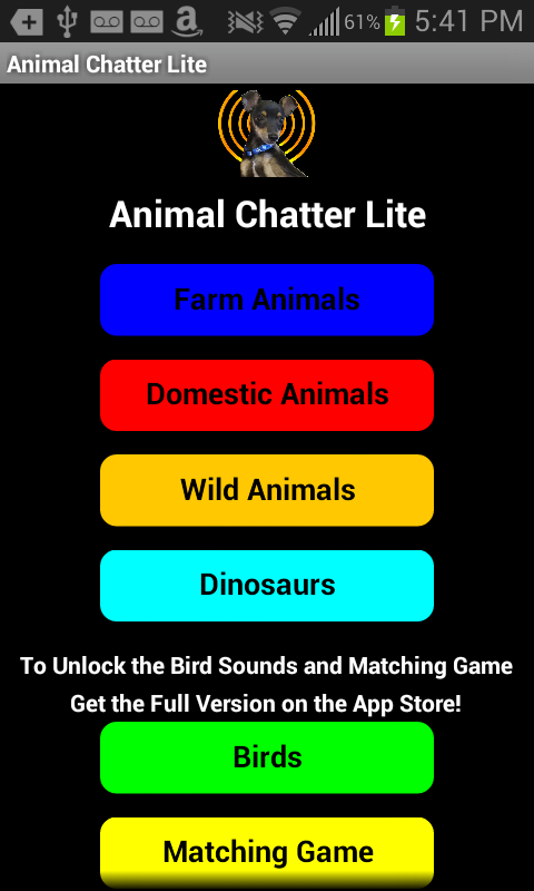 Animal Chatter Lite - App on Amazon Appstore