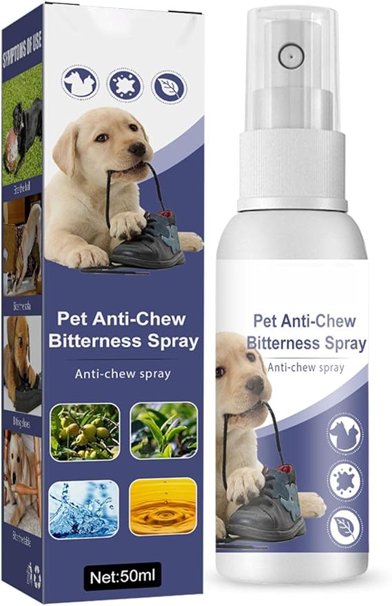 Weing Bitter Spray for Dogs to Stop Chewing, Pet Behavior Corrector ...