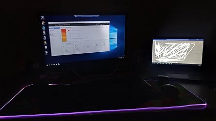 Tukzer RGB Gaming Mouse Pad, Large Extended Soft Led Mouse Pad with 13 ...